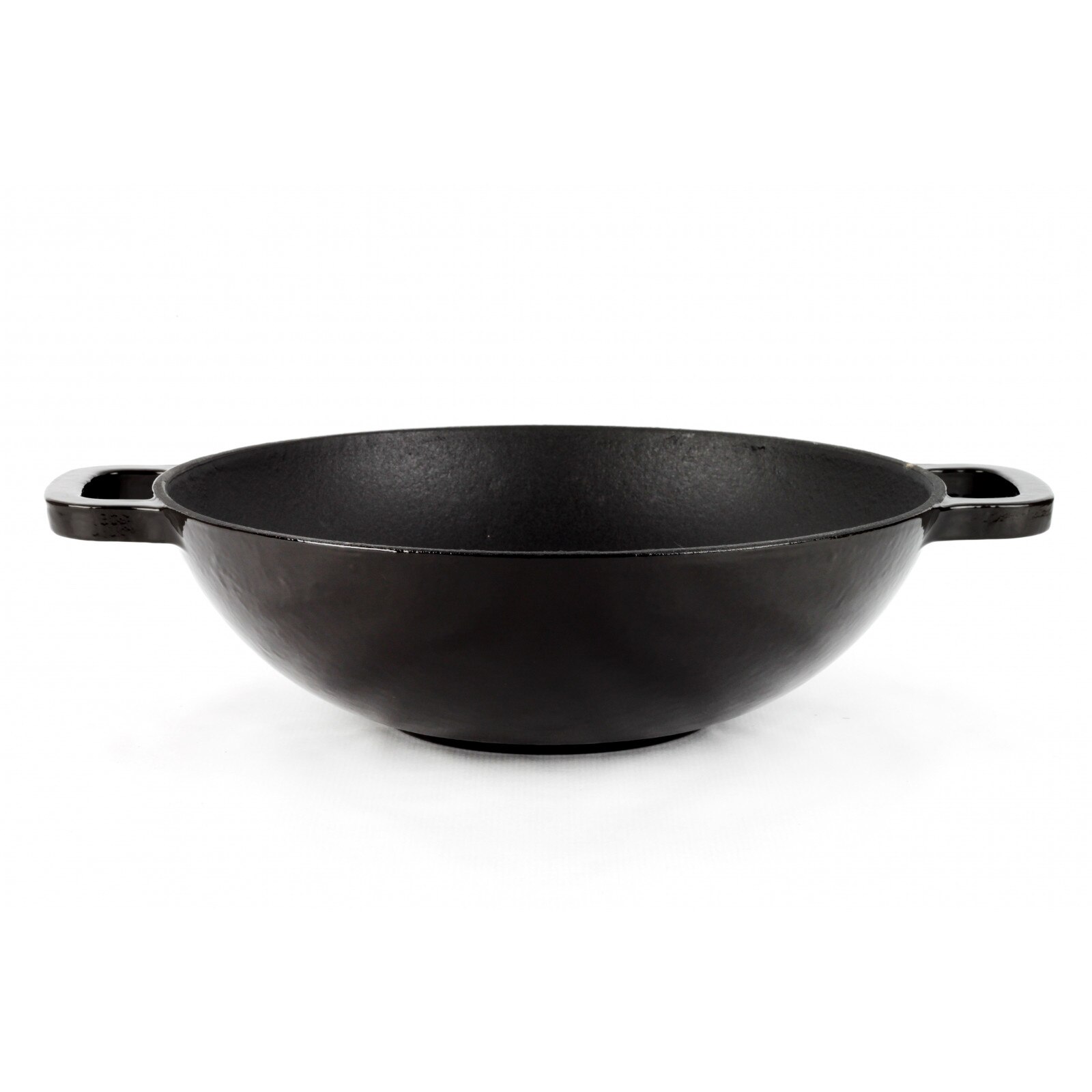 Tigaie wok Magefesa-Ferro Eco, fonta, 30x9 cm, negru - eMAG.ro