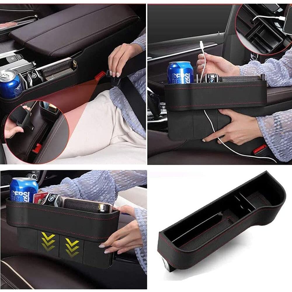 Suport auto depozitare, ComResi®, Piele PU, Negru - eMAG.ro