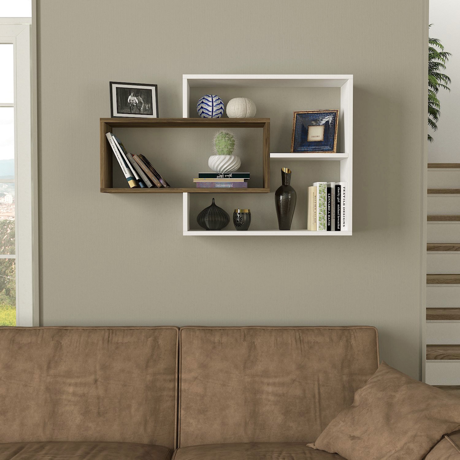 Etajera de Perete, UnicUtil, 104 x 22 x 66 cm, 3 Rafturi pentru ...