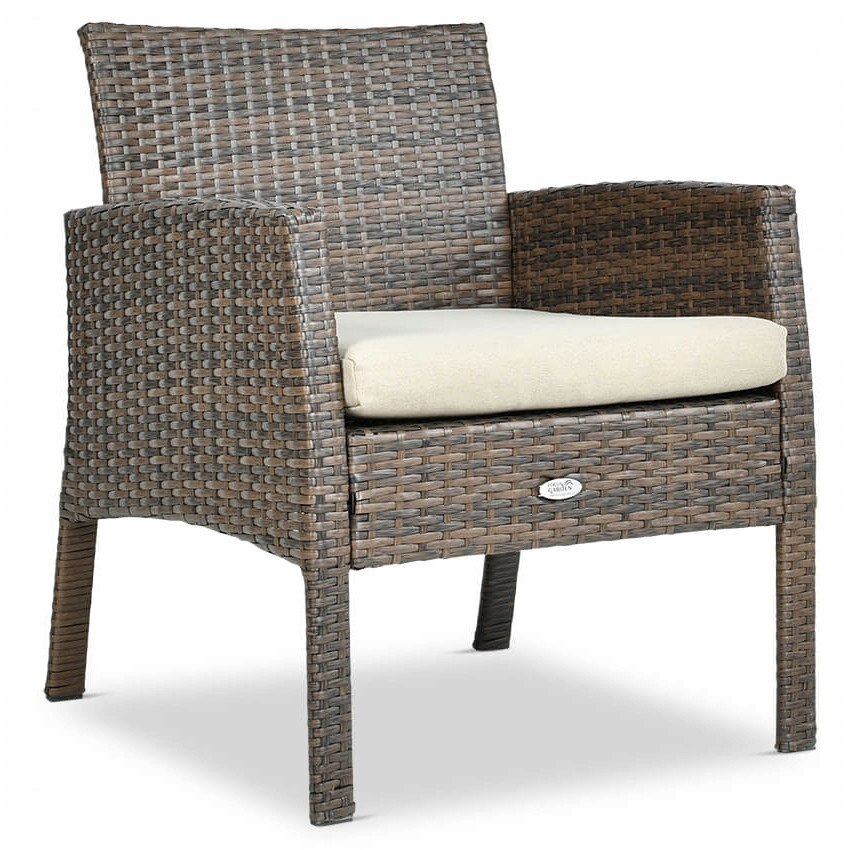 Set mobilier de gradina, Focus Garden, Ratan, Maro - eMAG.ro