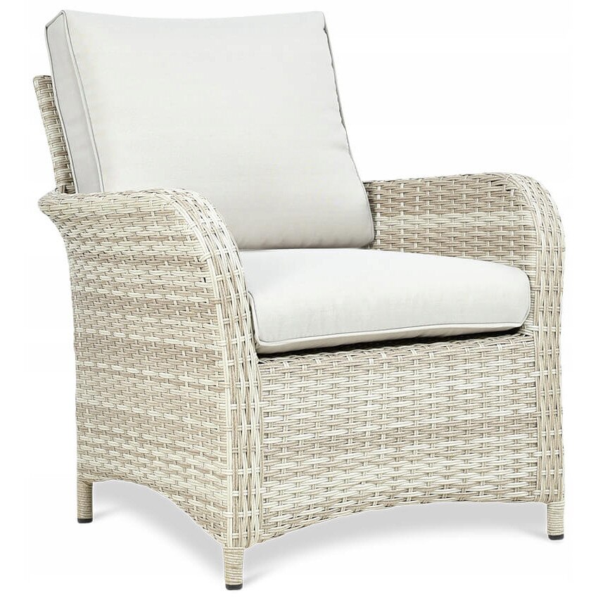 Set mobilier de gradina, Focus Garden, Ratan, Bej - eMAG.ro