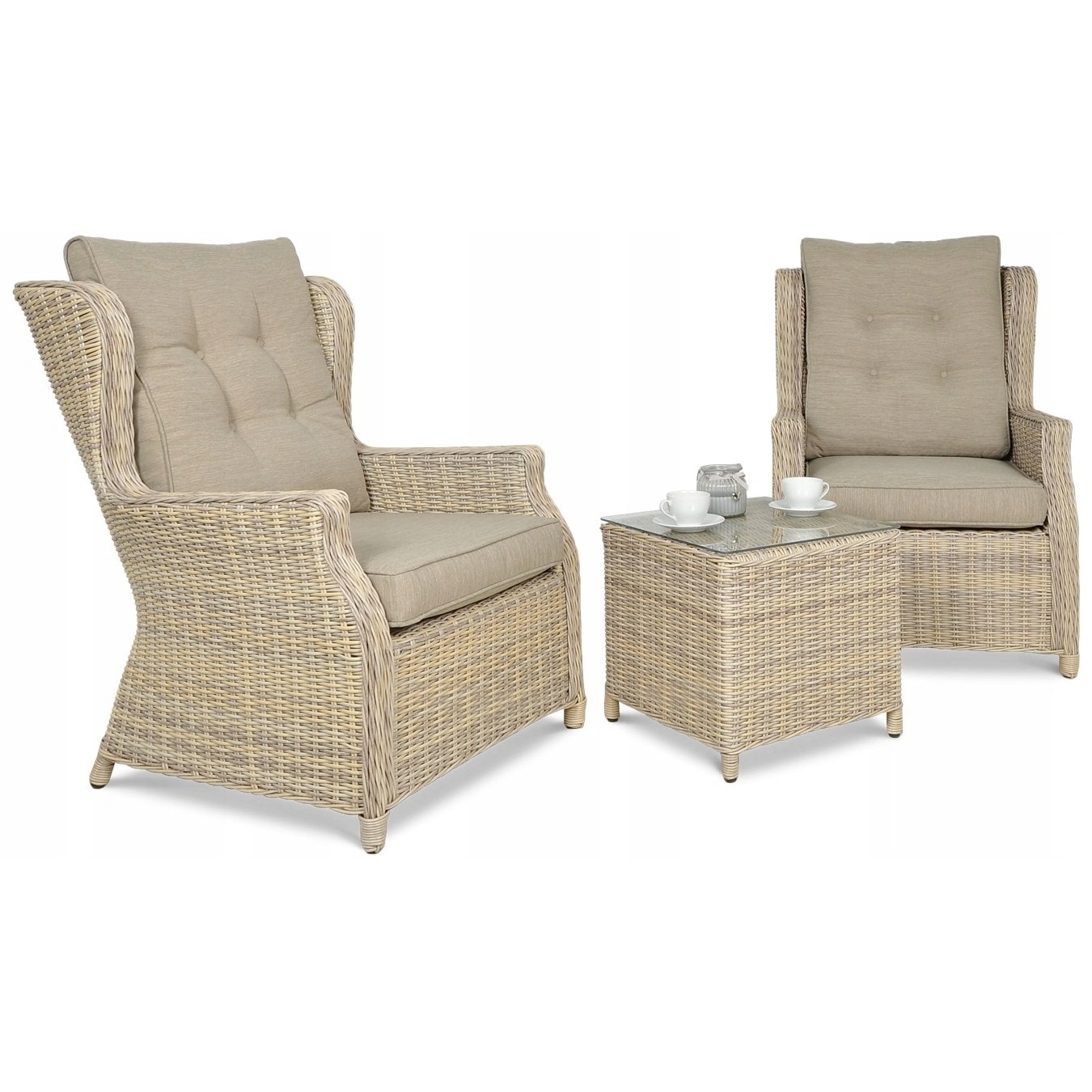 Set mobilier gradina, Focus Garden, Ratan, Bej - eMAG.ro