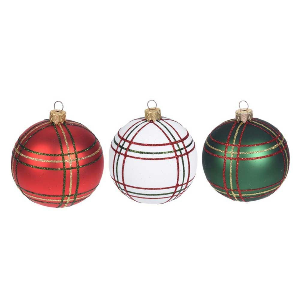 Set 12 globuri decorative, H&S, Sticla, Multicolor - eMAG.ro