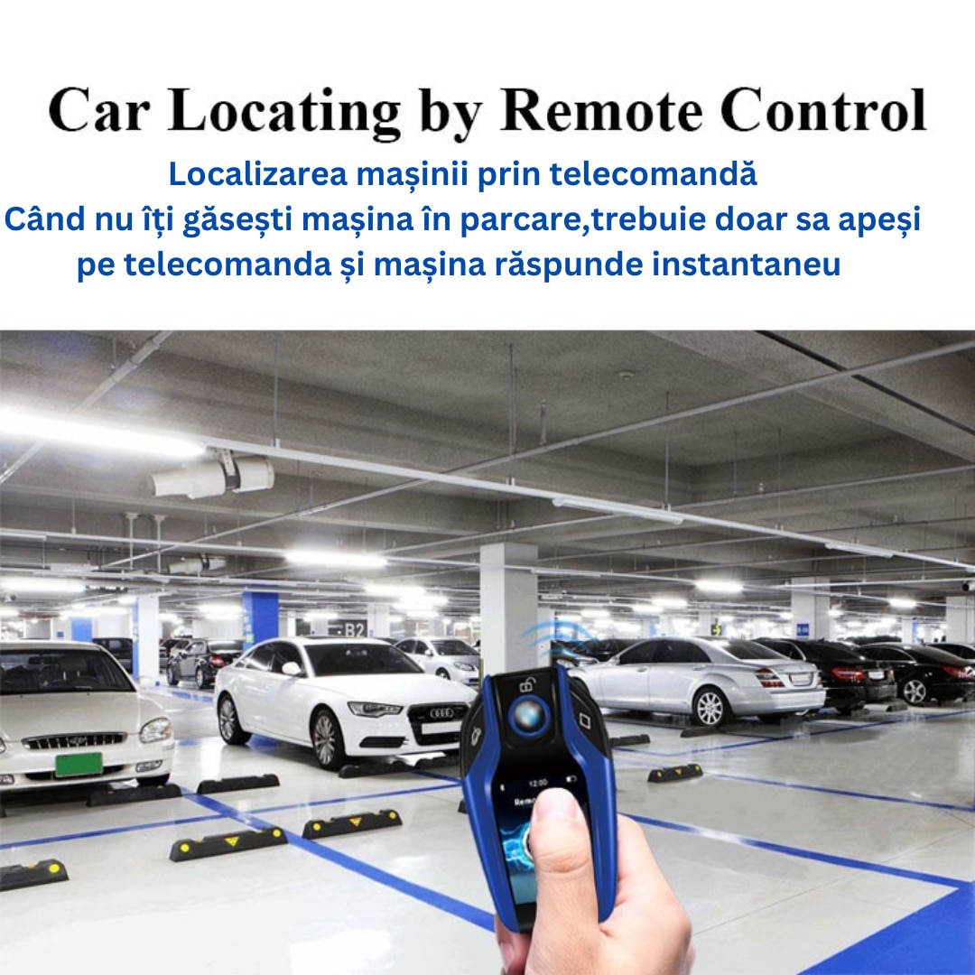 Sistem alarma auto inteligent, 4G GSM, GPS, destinat Toyota si Kia si ...