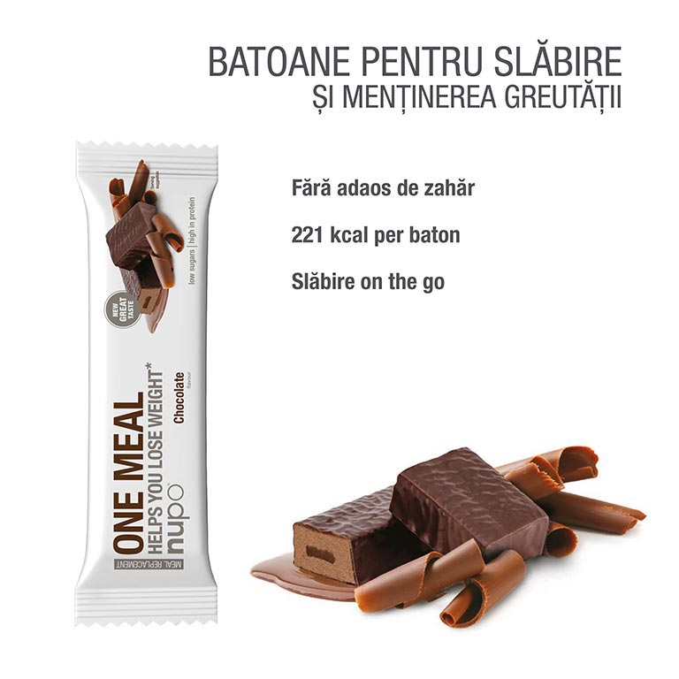 Baton One Meal Ciocolata, Nupo - eMAG.ro