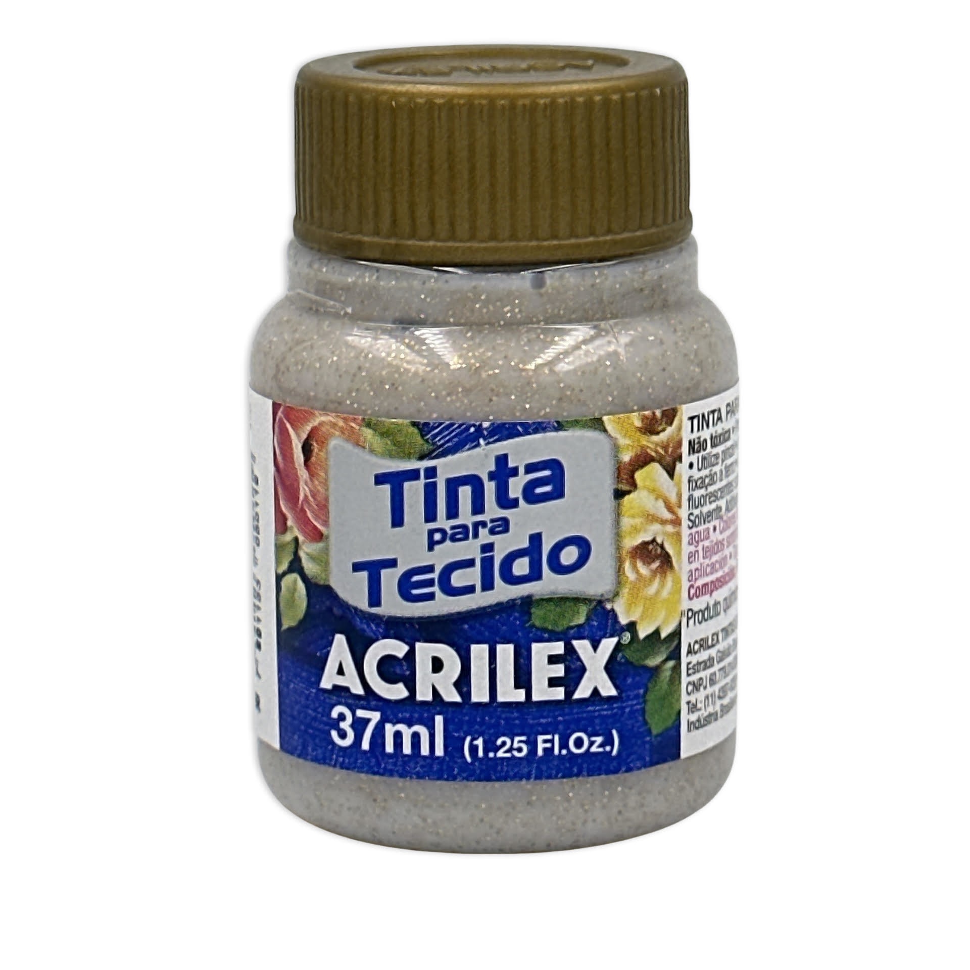 Vopsea textile glitter, 37ml, Galben - eMAG.ro