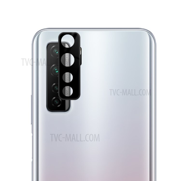 Стъклен Протектор за Камерите за Huawei P40 Lite, Удароустойчив, Черен ...