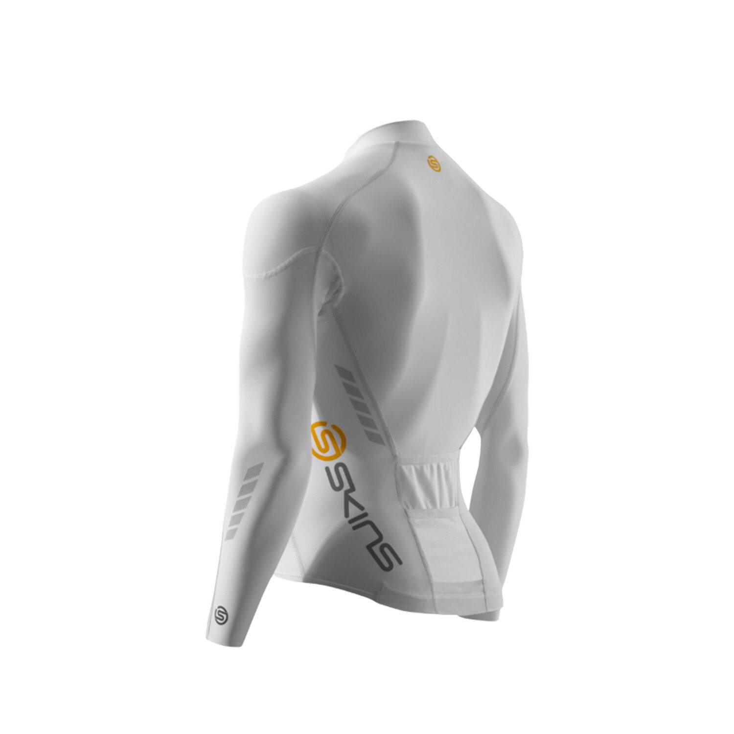 Bluza compresie dama, Skins, Nylon, Cu fermoar, Protectie UV 50 ...