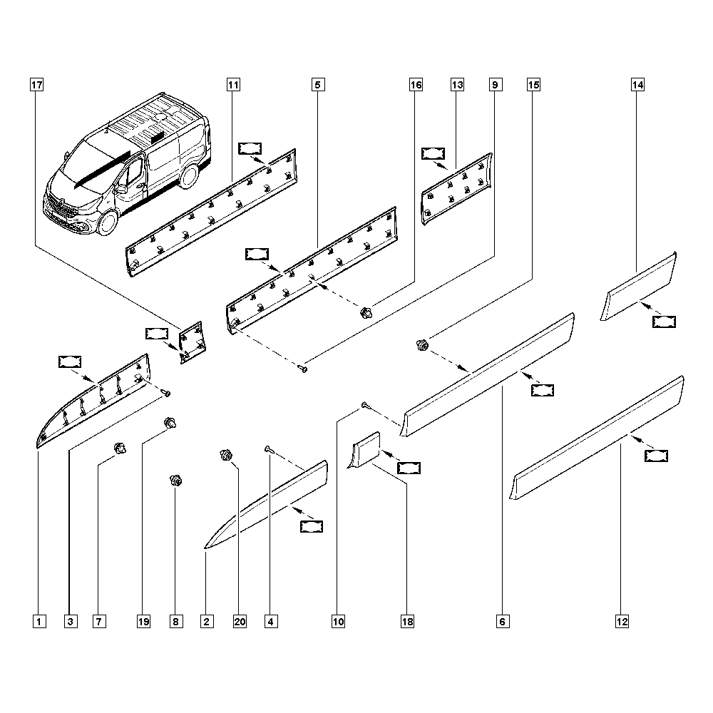 Лайсна Timshel Parts, За Opel Vivaro B Renault Trafic III Fiat Talento ...