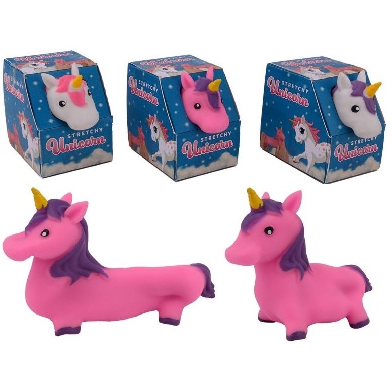 Figurina Stretchy Inorog Unicorn, extensibil, 10cm - eMAG.ro