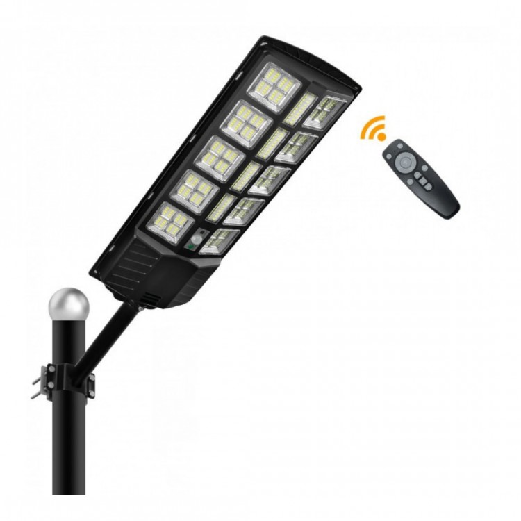 Lampa stradala solara integrata cu telecomanda, Putere - 300 W, culoare ...