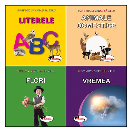 Pachet Sunt mic si vreau sa aflu literele, 4 carti - eMAG.ro