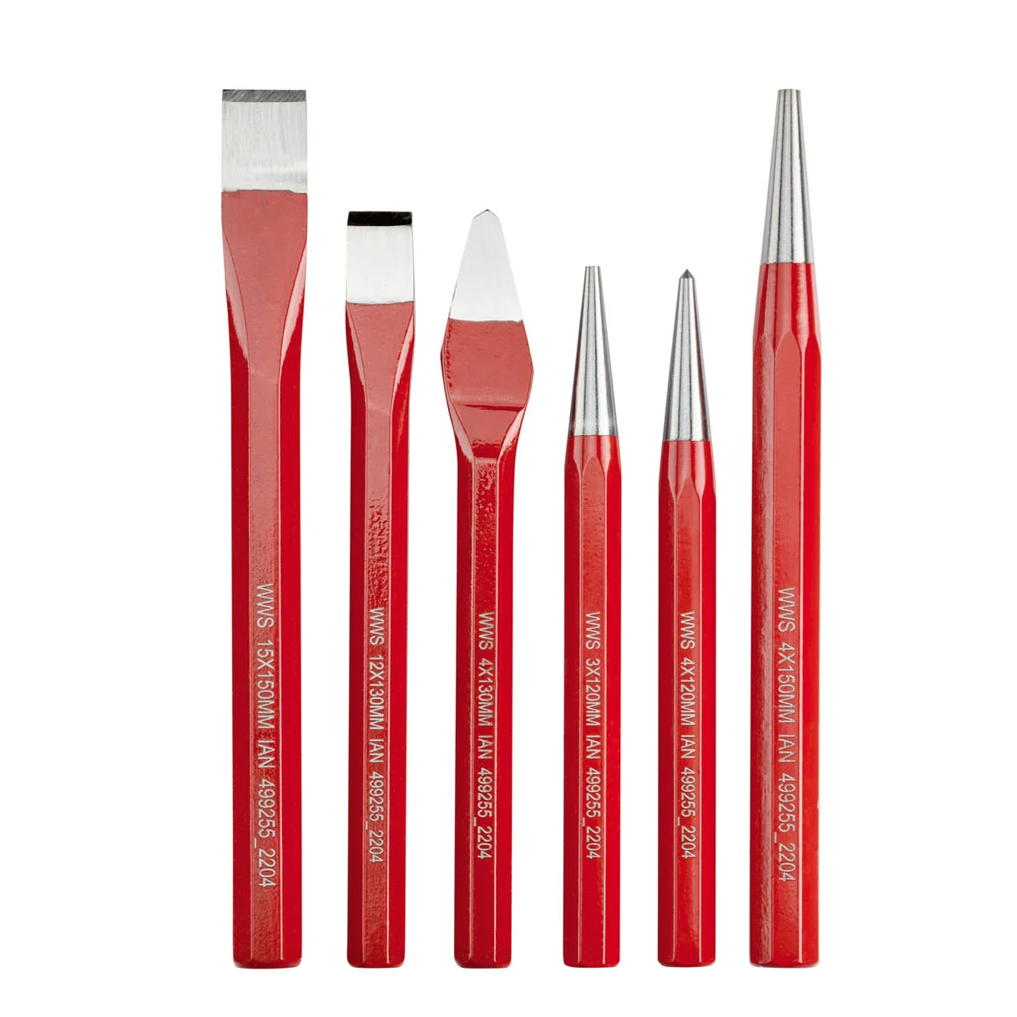 Set Prelucrare Metal de Lovire, 2 Dalti Plate si 1 Dalta Transversala ...