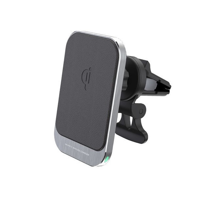 Suport auto magnetic MagSafe cu incarcare wireless 15W Fast Charge QC3 ...