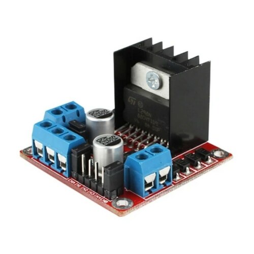 Modul driver de motor, modulshop, L298N, Pentru motoare DC pas cu pas ...