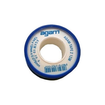 Banda pentru etansare, Agam, 0.075mm x 12mm x 12m, Alb/Albastru - eMAG.ro