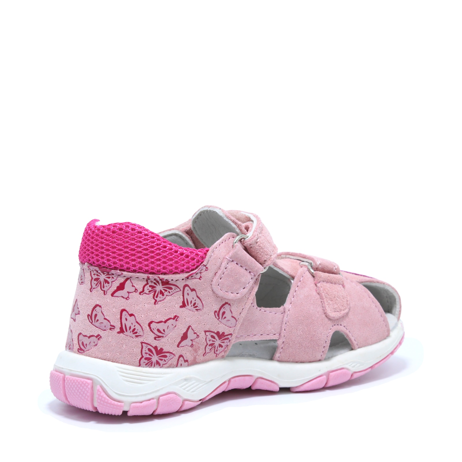 Sandale fete din piele Happy Bee 610264, roz, marime 23 - eMAG.ro