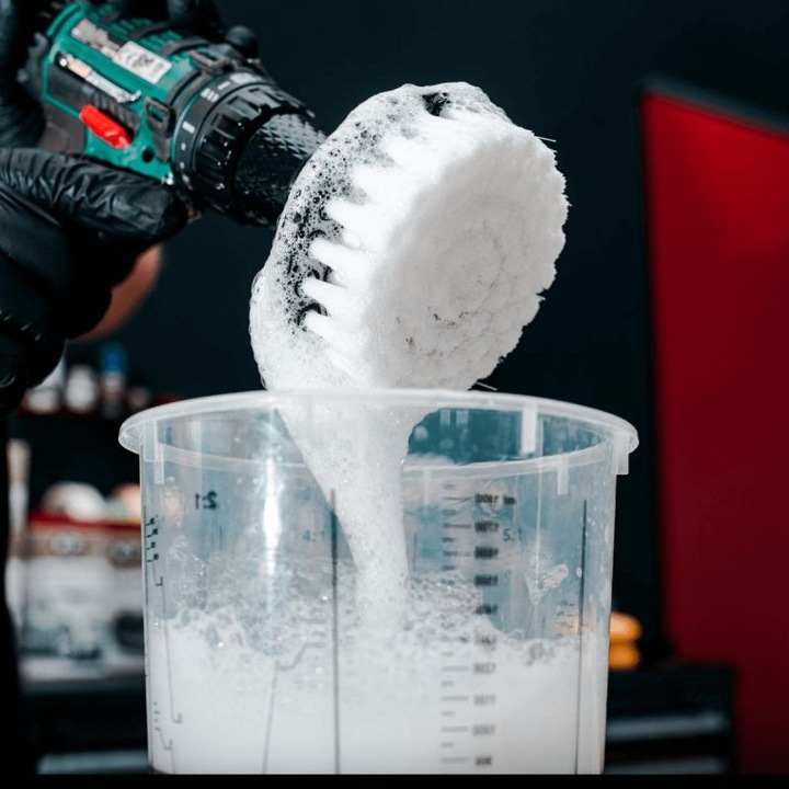 Set 3 perii rotative moi, pentru spalat mocheta si tapiteria auto, cu ...