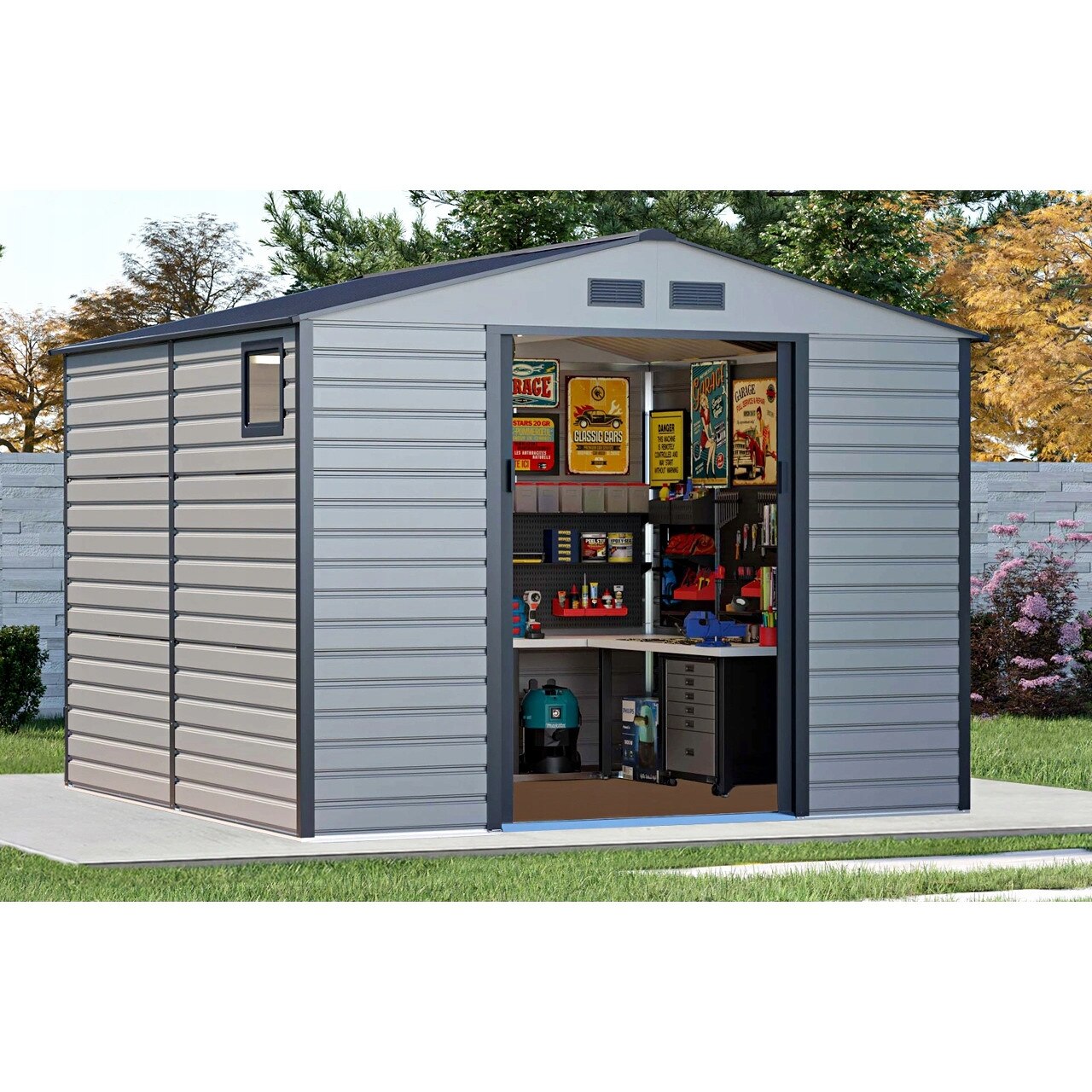 Case De Gradina, Hardmaister, Richmond, 277X323, Light Grey - eMAG.ro