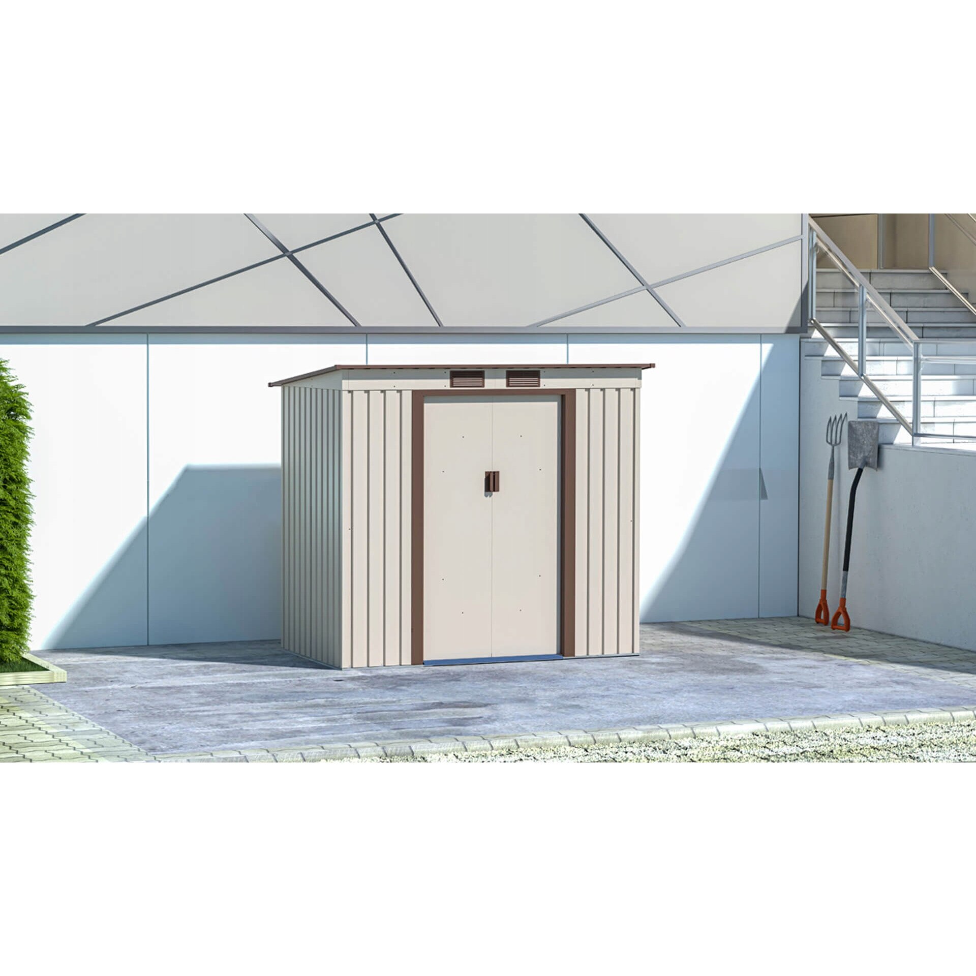 Case De Gradina, Hardmaister, Oregon, 201X121X176, Beige - eMAG.ro