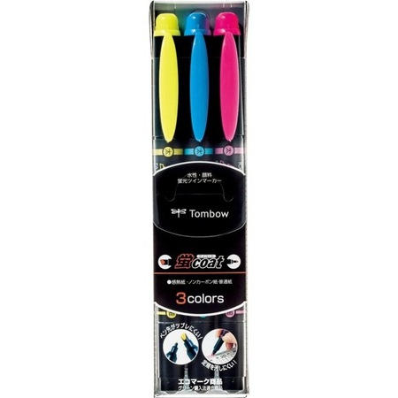 Set 3 Markere Highlighter Tombow, Culori Neon - eMAG.ro