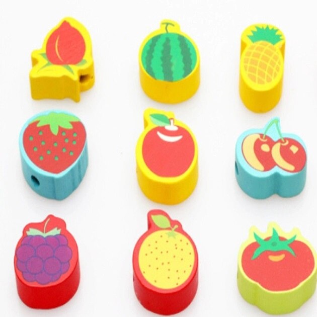 Joc educativ, Copac de snuruit fructe, flori si insecte, 38 piese din ...