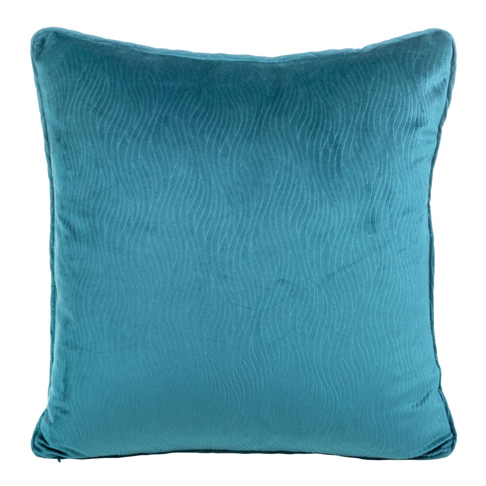 Fata de perna decorativa Lili 40x40 Eurofirany albastru inchis cu model ...
