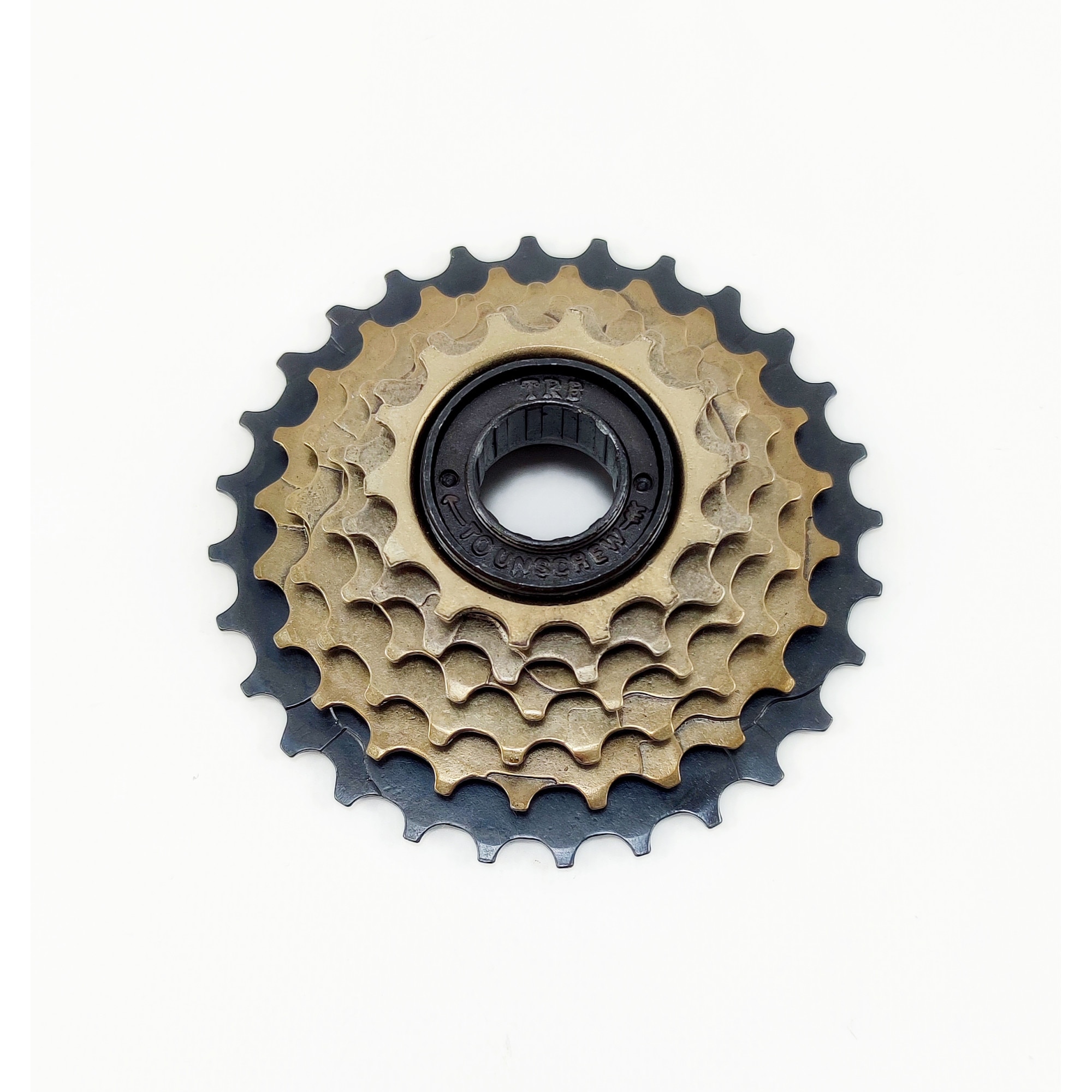 Pinion spate, 6 viteze, 14-28T, culoare maro - eMAG.ro