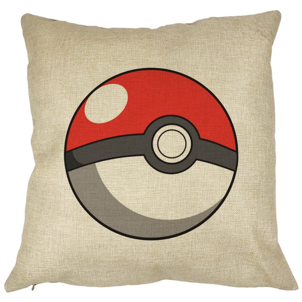 Персонализирана възглавница, детски модел Pokeball, подвижна калъфка ...
