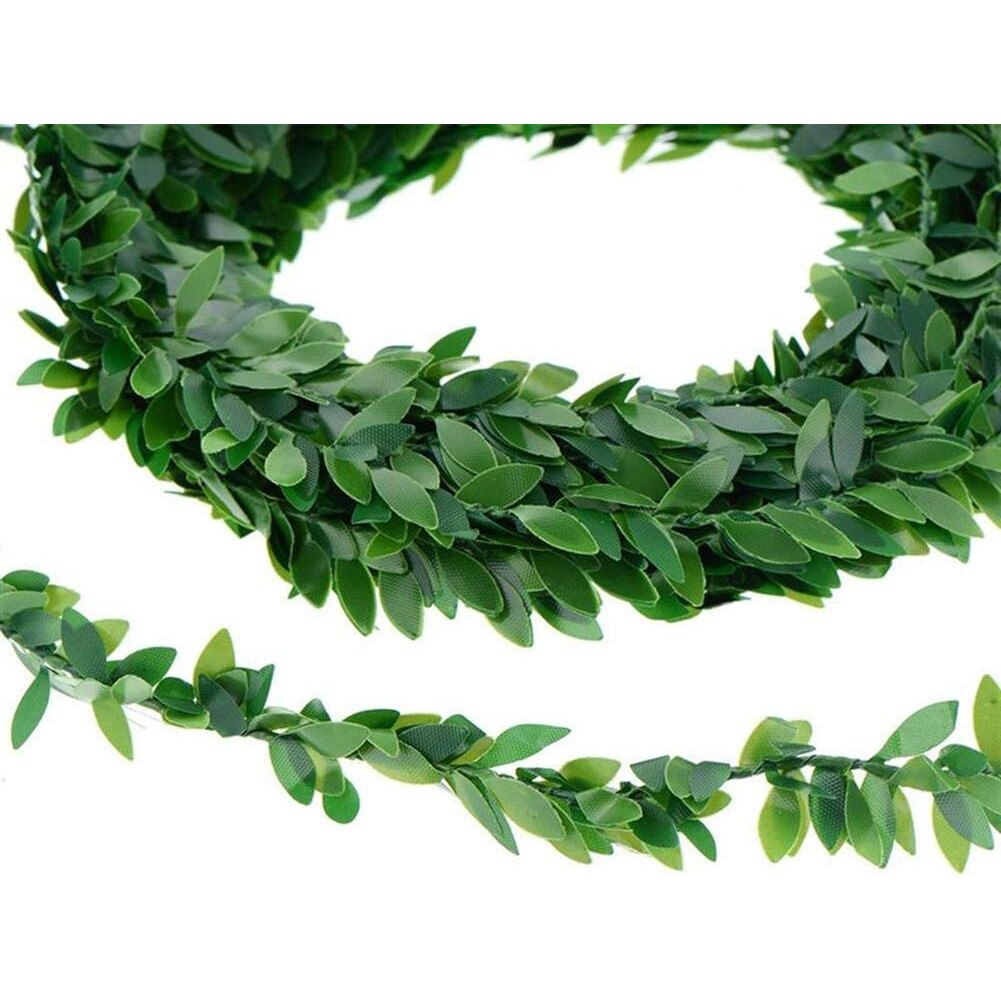Coroana de iedera din matase artificiala pentru decorarea peretelui de ...