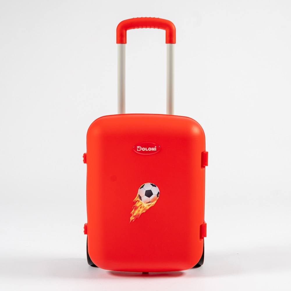 Valiza cu roti pentru copii, Doloni, rosu - eMAG.ro