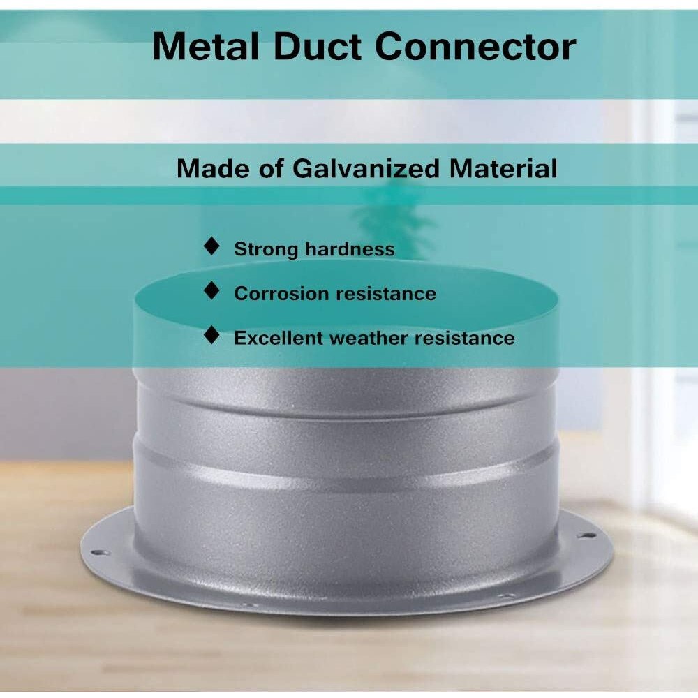 Adaptor flansa pentru teava de aerisire, Inox, 100 mm, Argintiu - eMAG.ro