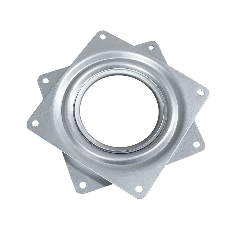 Placa pivotanta cu rulmenti pentru mobilier, Otel, 4 inch - eMAG.ro