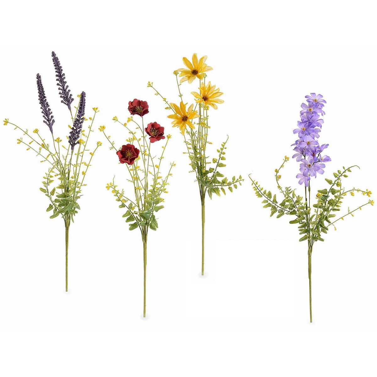 Set 4 Flori de Camp artificiale 53 cm - eMAG.ro