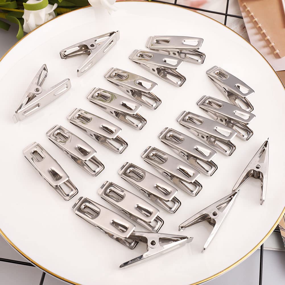 Set de 20 carlige rufe, Inox, Argintiu - eMAG.ro