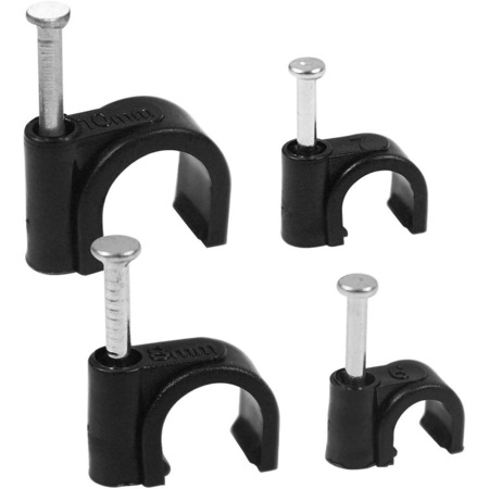 Set 400 cleme cabluri, 6/7/8/10mm, Negru - eMAG.ro