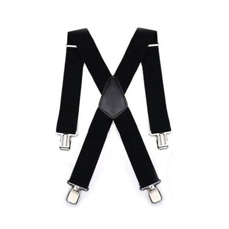 Bretele pentru pantaloni, Poliester, 5 cm, Negru - eMAG.ro