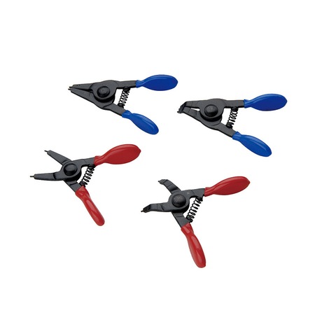 Set 4 mini clesti pentru circlip, Albastru/Rosu - eMAG.ro
