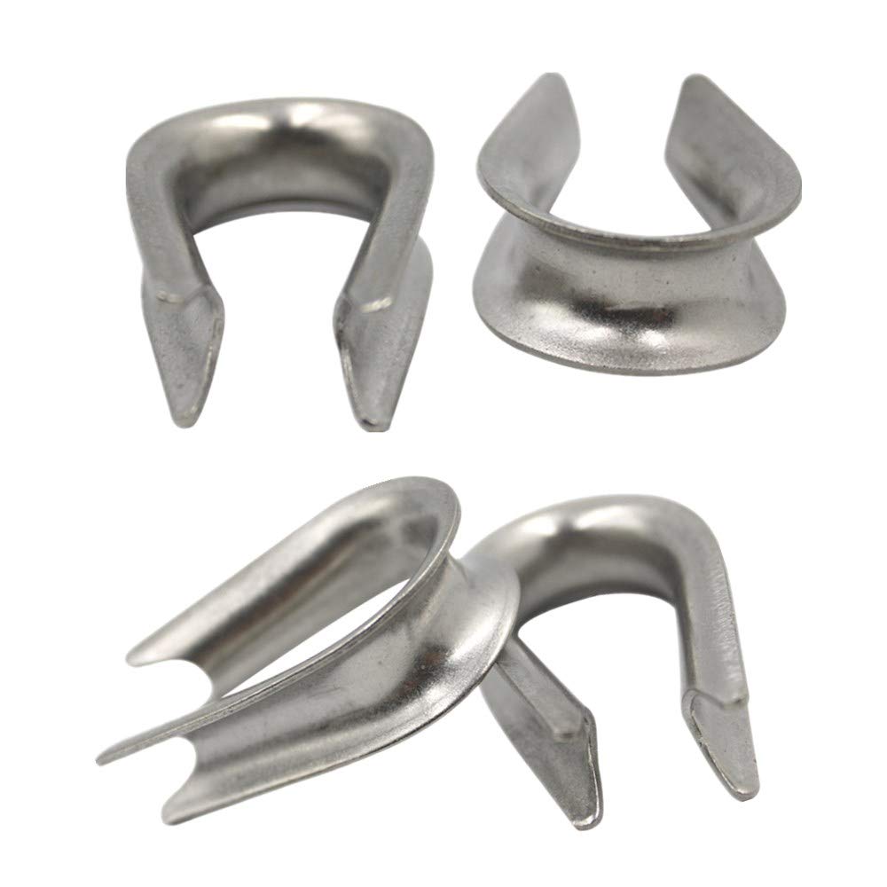 Set 20 organizatoare cabluri, Inox, 3 mm, Argintiu - eMAG.ro