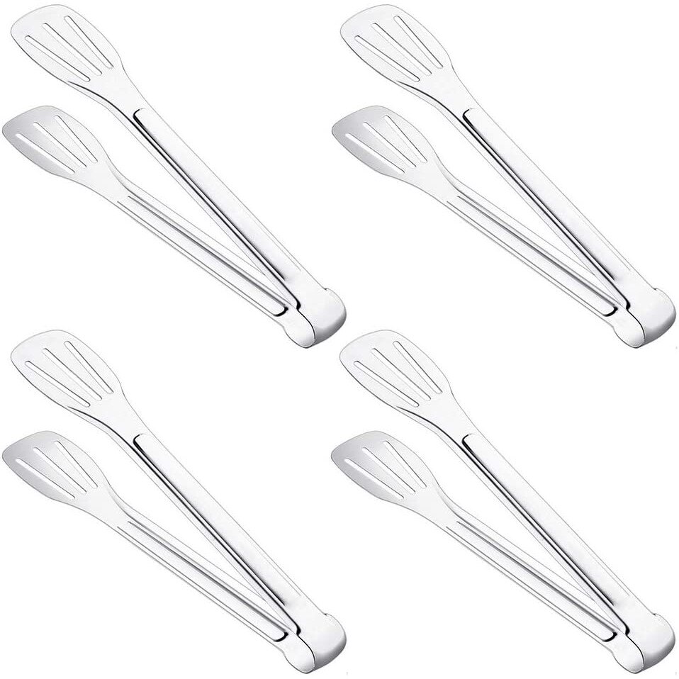 Set de 4 clesti de bucatarie, Inox, Argintiu - eMAG.ro