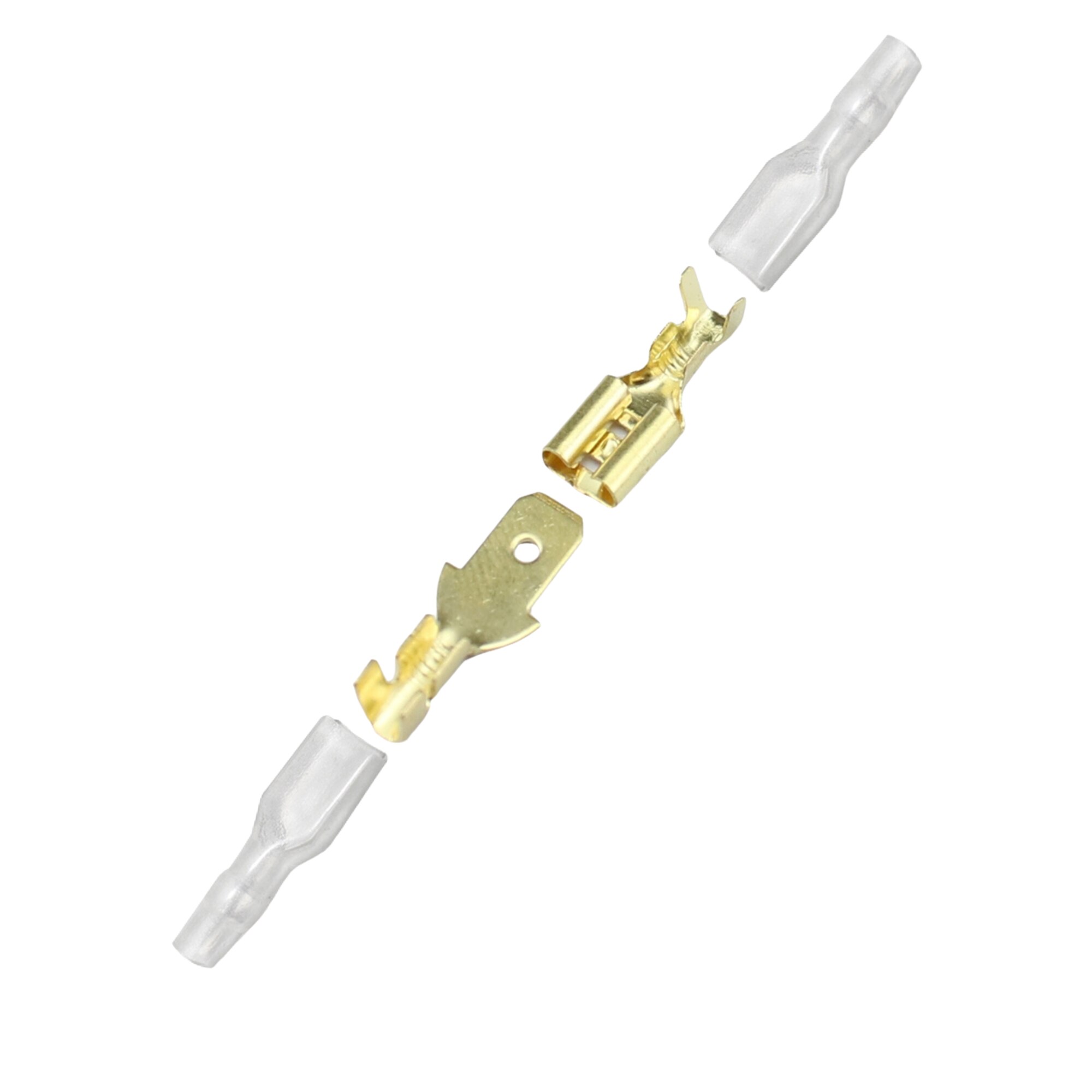 Set 30x Terminali Auto, Mama-Tata 4.8mm, Pini Auriti, Waterproof ...