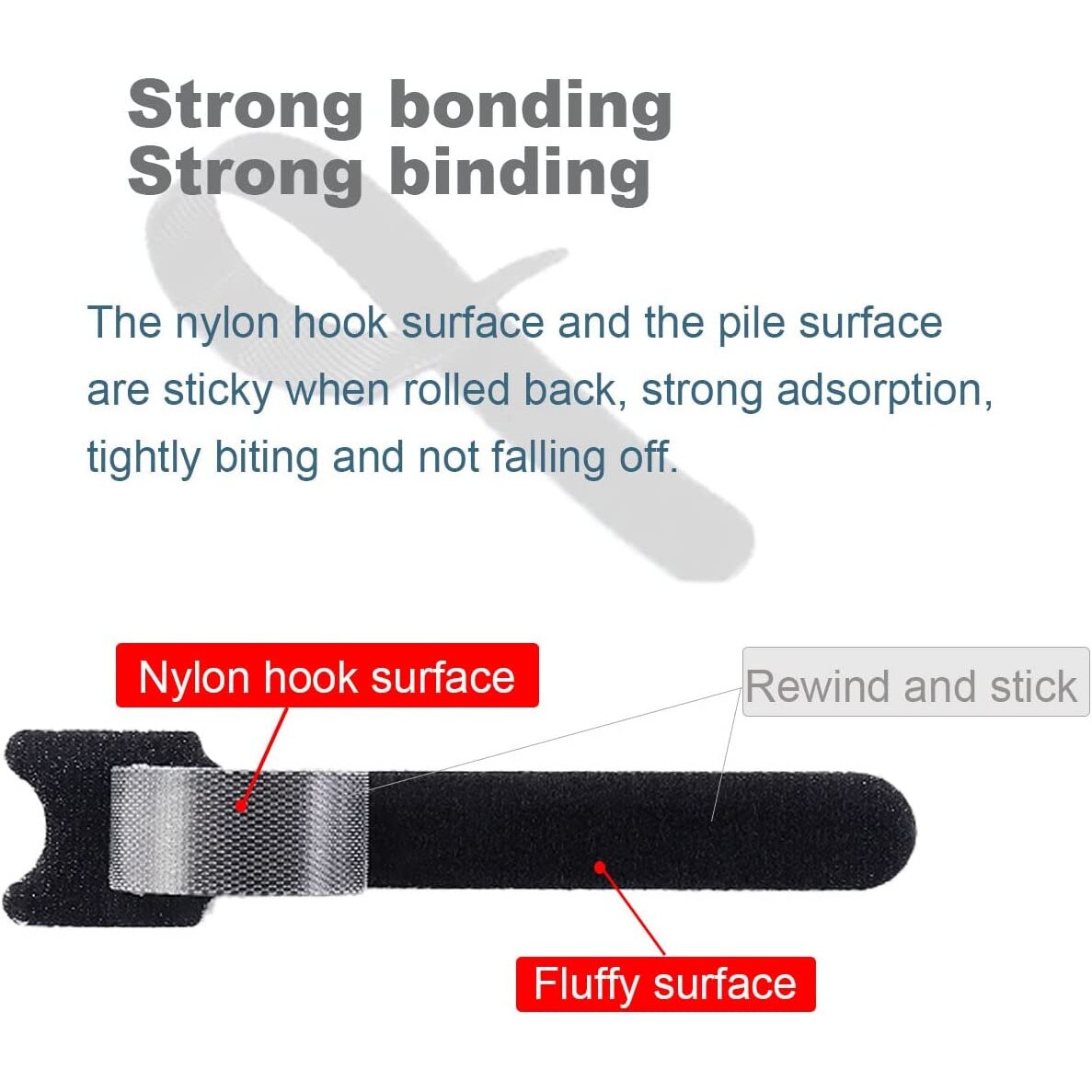 Set 100 coliere cabluri, Nylon, 15 cm, Negru - eMAG.ro