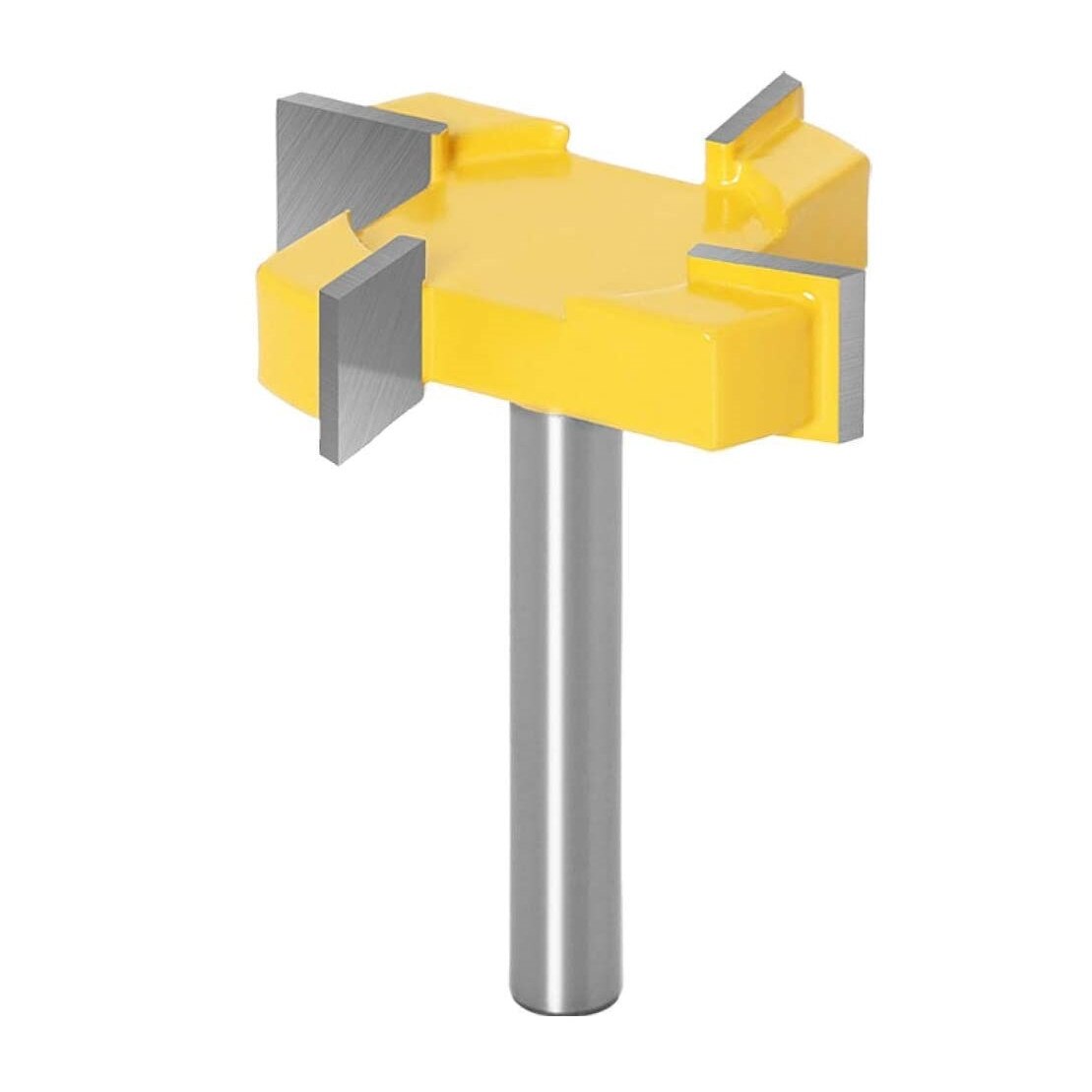 Freza, Otel carbon, 4 lame, 8 mm, Argintiu/Galben - eMAG.ro