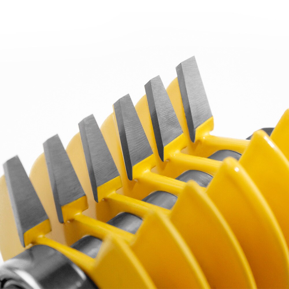 Freza cu fante reglabile stivuibile, Tija 8 mm, Galben/Argintiu - eMAG.ro
