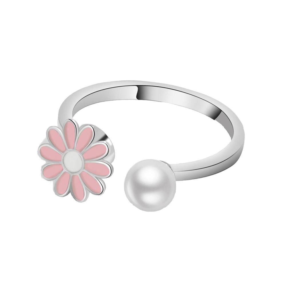 Inel reglabil, Aur, Argintiu/Roz - eMAG.ro