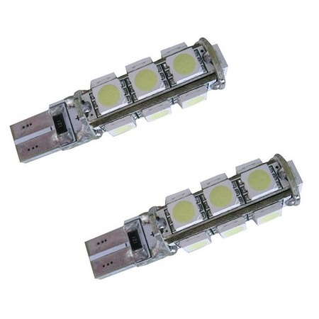 Set 2 leduri auto T10 W5W cu functie de stroboscop, flash - eMAG.ro