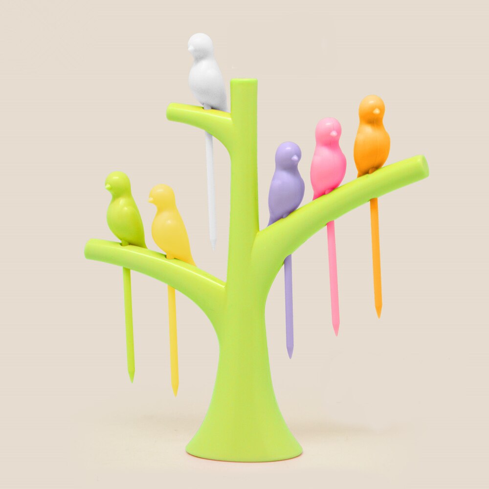 Set 6 scobitori fructe, Plastic, Multicolor - eMAG.ro