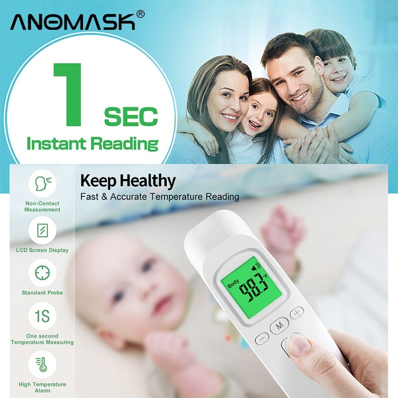 Termometru medical, PVC, Cu infrarosu, Digital, Aln - eMAG.ro