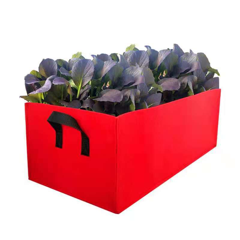 Pat pentru cultivare plante, Textil, 40x30x20cm, Rosu - eMAG.ro