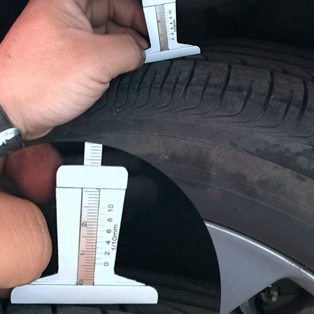 Subler anvelope, Inox, 90x57 mm, Argintiu - eMAG.ro